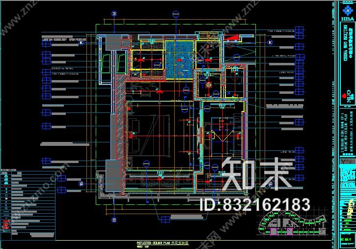 HBA北京诺金酒店公共区域+客房区域丨设计方案+全套CAD竣工图+高清官方摄影施工图下载 ID:832162183_【知末网】