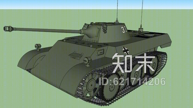 vk1602侦察坦克豹SU模型下载【ID:621714206】_知末su模型网