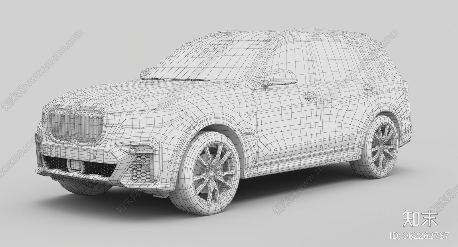 现代宝马汽车3d模型下载【id962262787】知末3d模型网