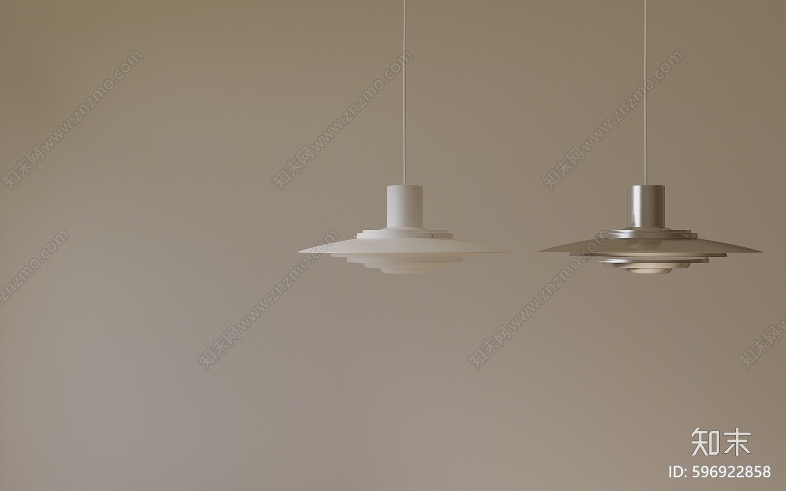 北欧吊灯3d模型下载【id596922858】知末3d模型网