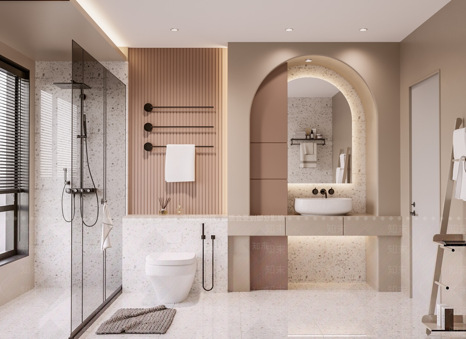 现代卫生间3D模型下载【ID:1106389384】_知末3d模型网