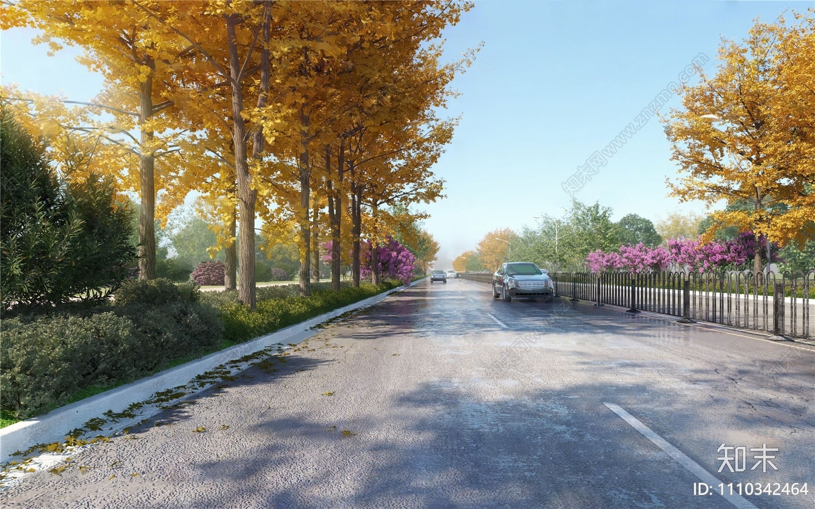 现代道路设施3d模型下载【id1110342464】知末3d模型网