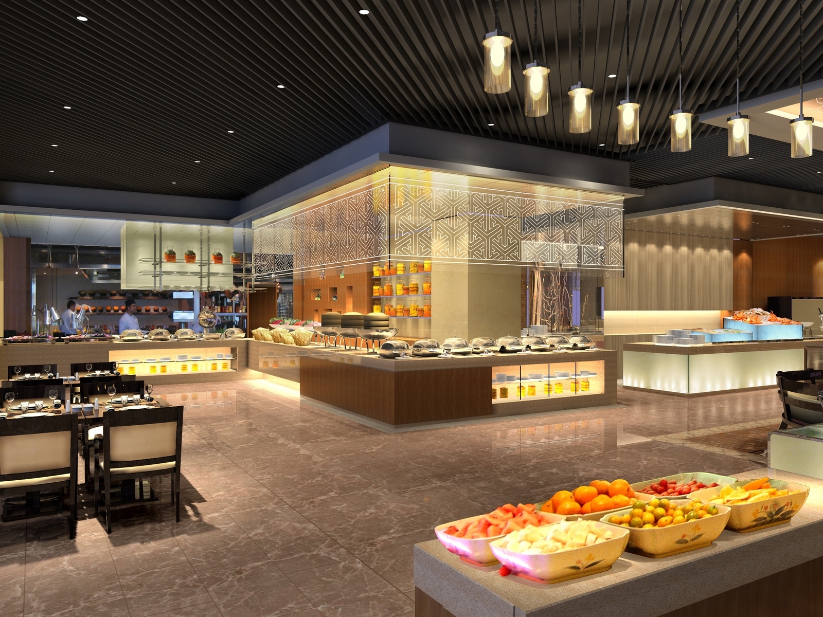 简欧酒店设计3d模型下载【id1110600385】【知末效果图】
