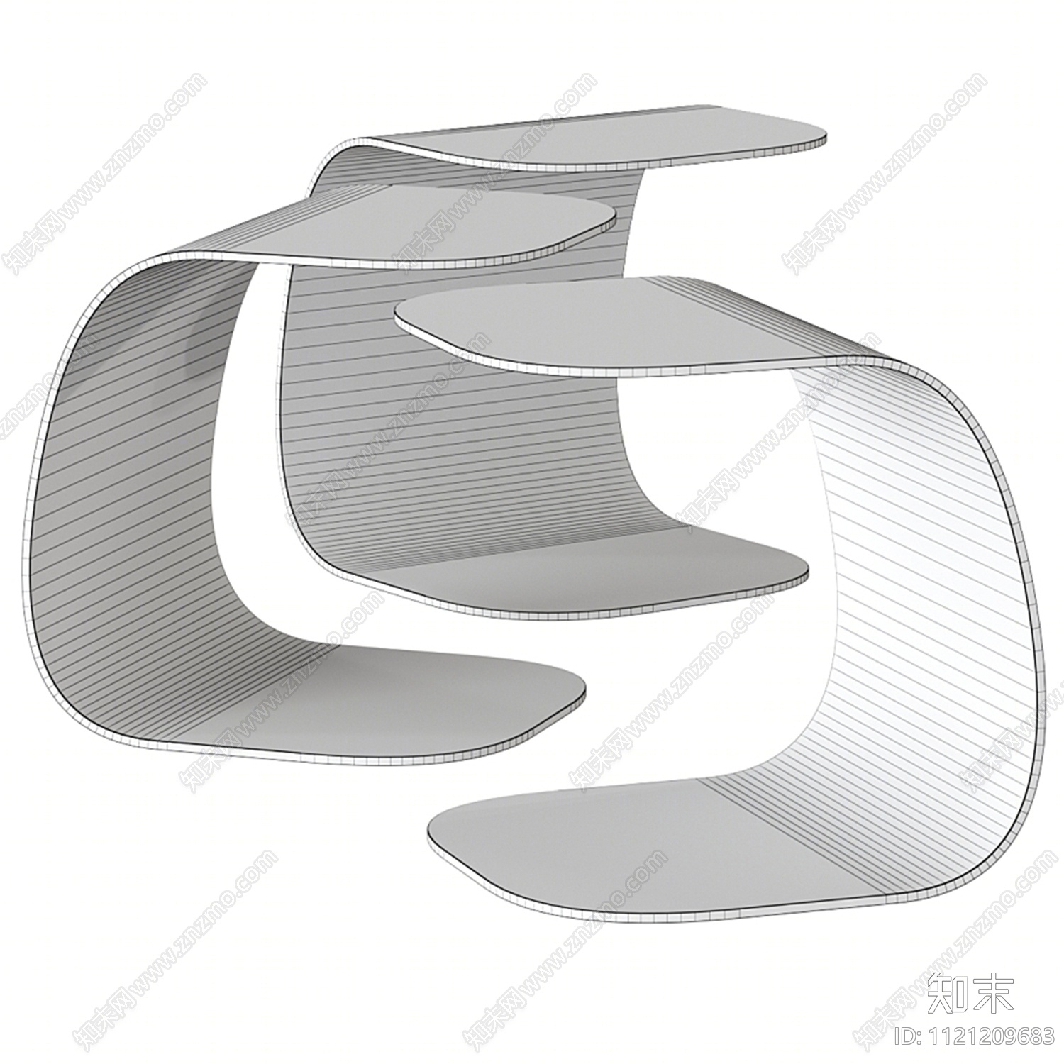 现代异形边几角几3d模型下载【id1121209683】知末3d模型网