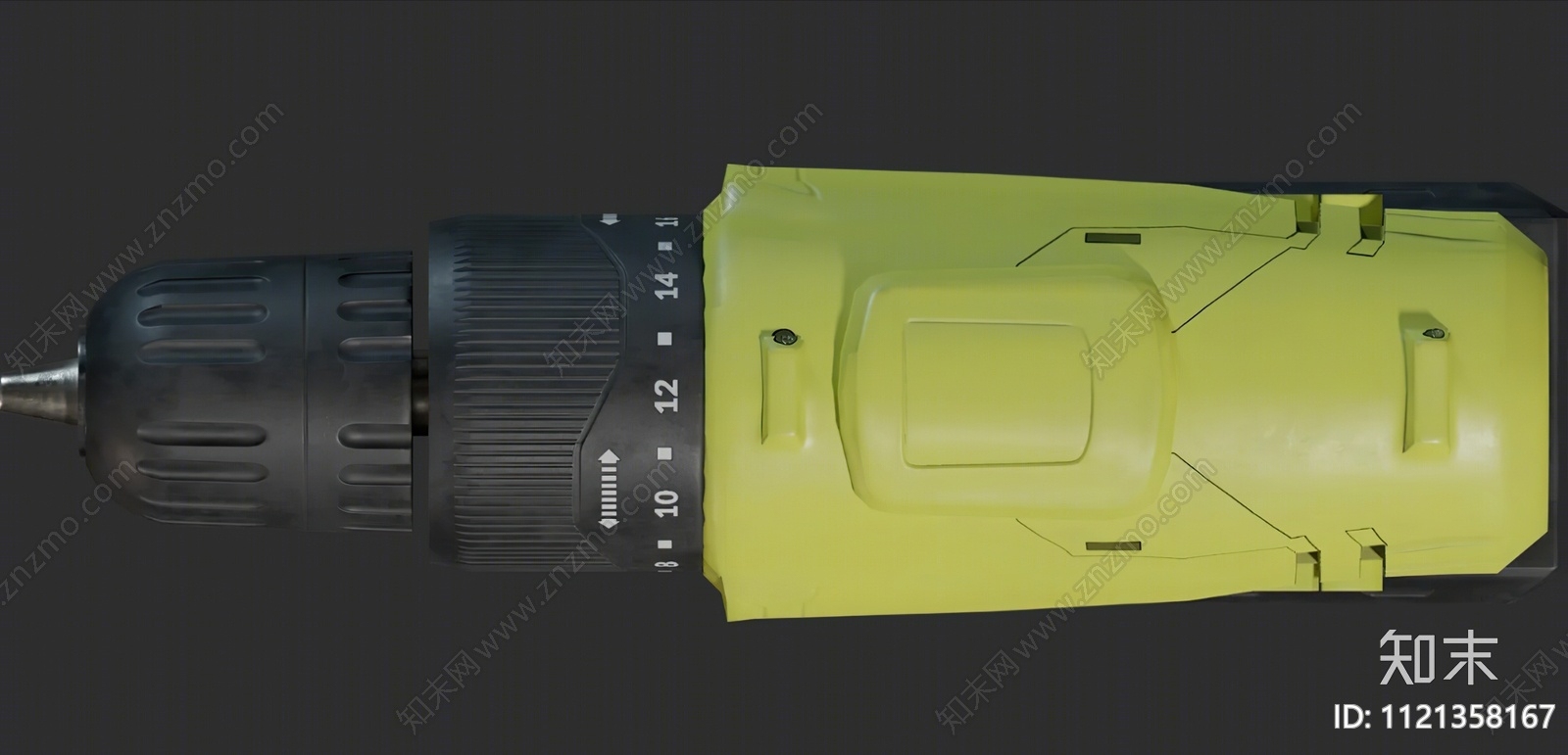 电钻3d模型下载【id1121358167】知末3d模型网