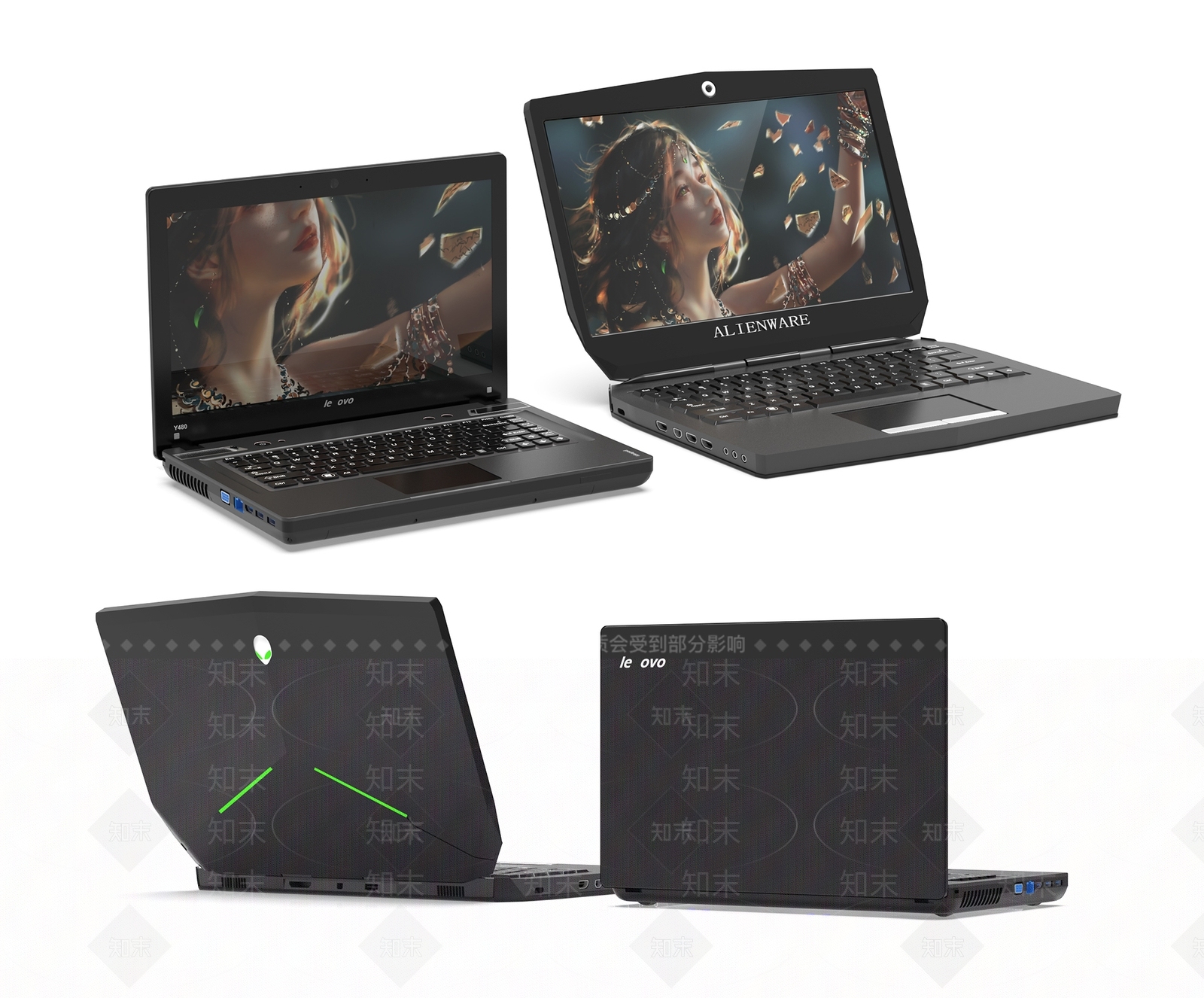 笔记本电脑3D模型下载【ID:1123009742】_知末3d模型网