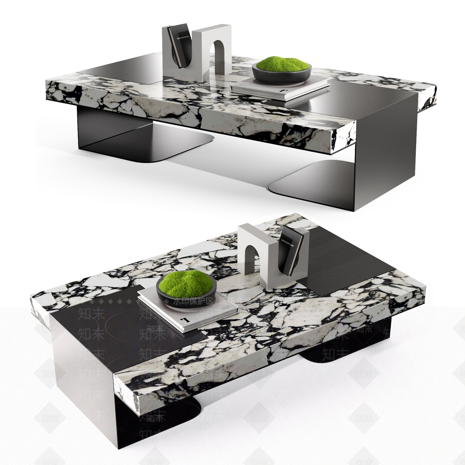 MISSANA现代茶几3D模型下载【ID:1123702058】_知末3d模型网