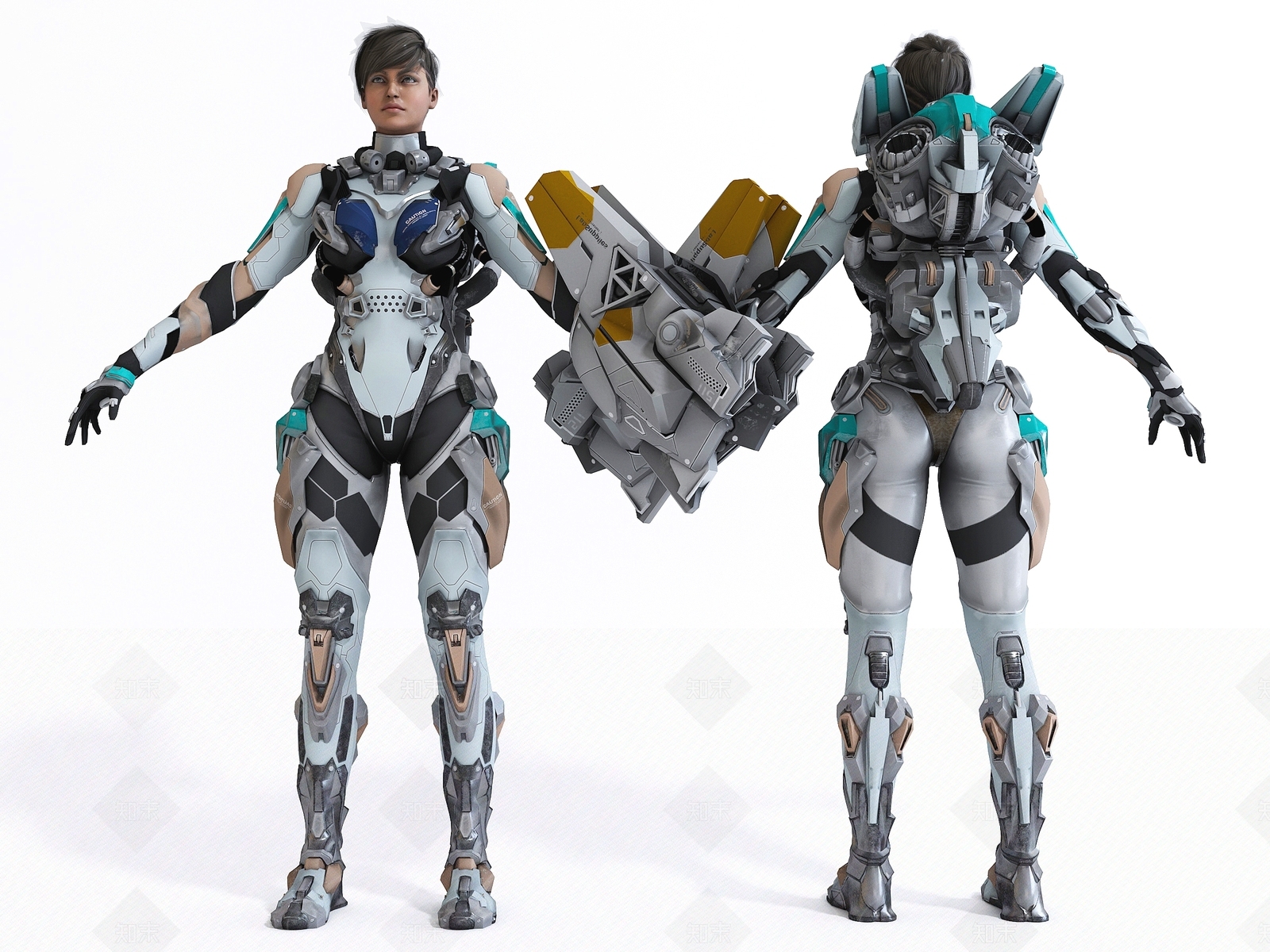 游戏角色3D模型下载【ID:1124287504】_知末3d模型网