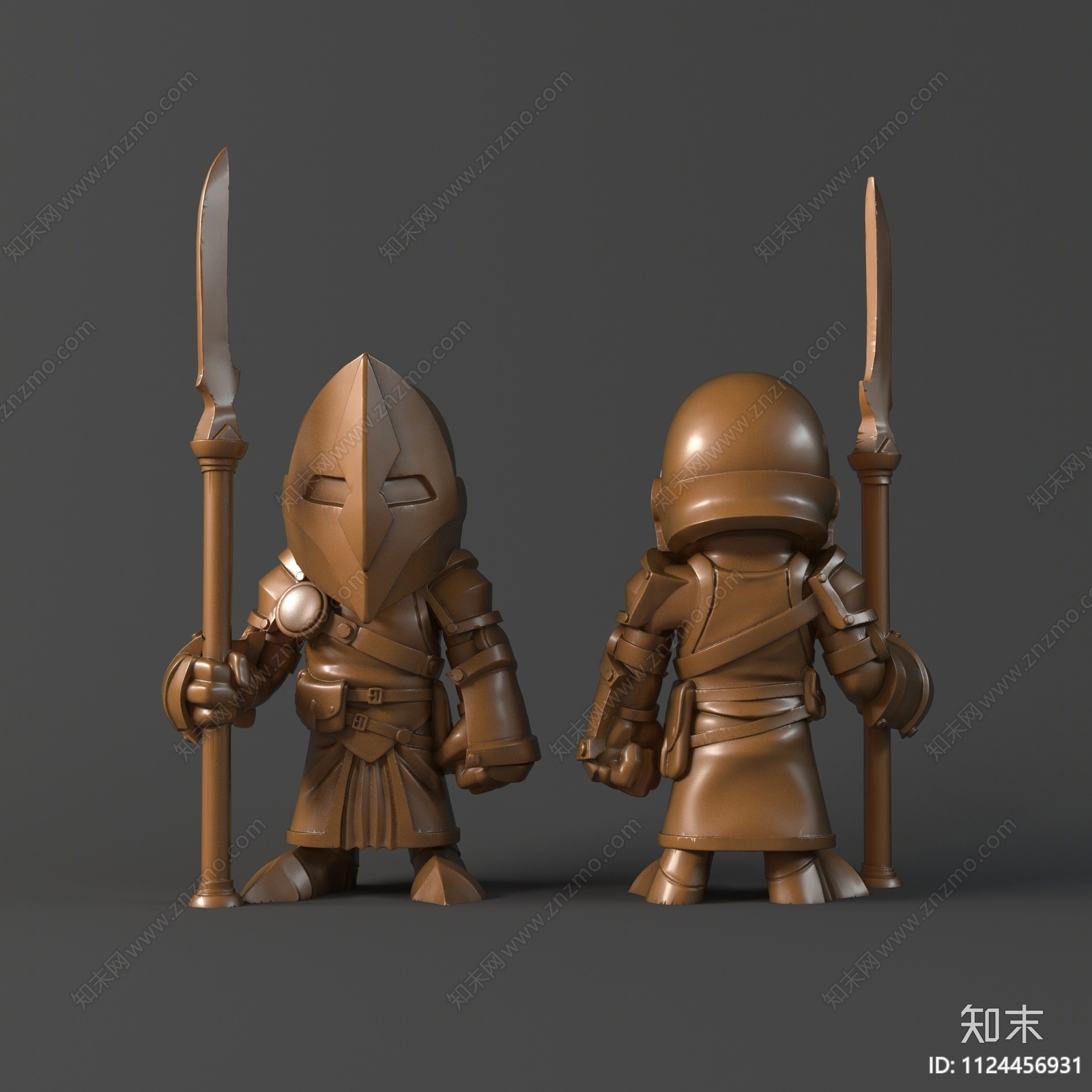 现代神秘面具人雕塑摆件3d模型下载【id1124456931】知末3d模型网