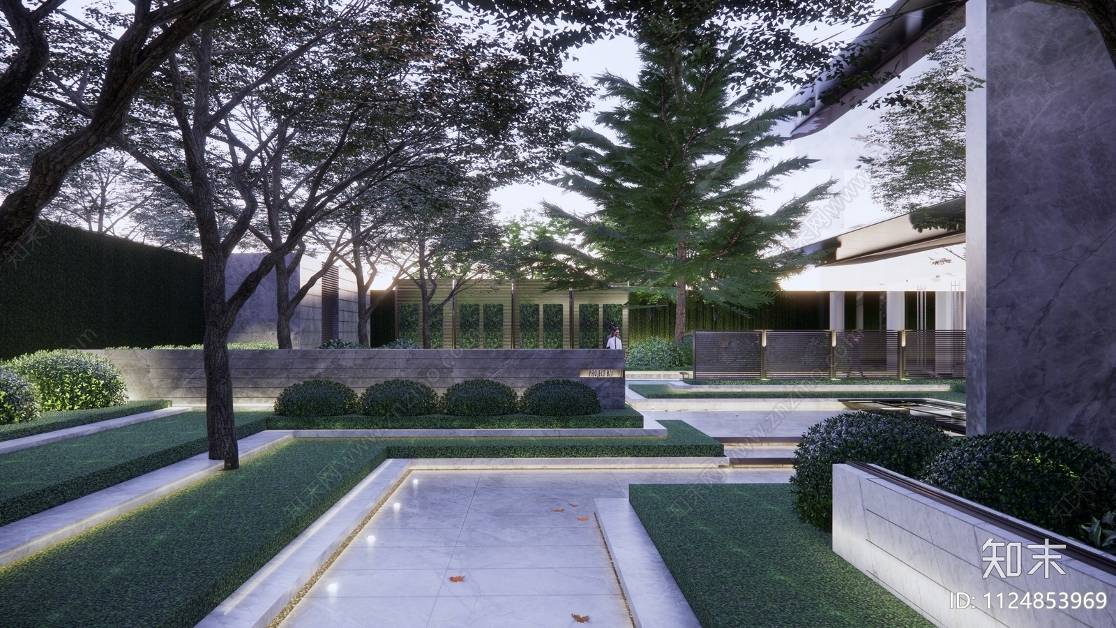 JTL现代示范区景观SU模型下载【ID:1124853969】_知末su模型网