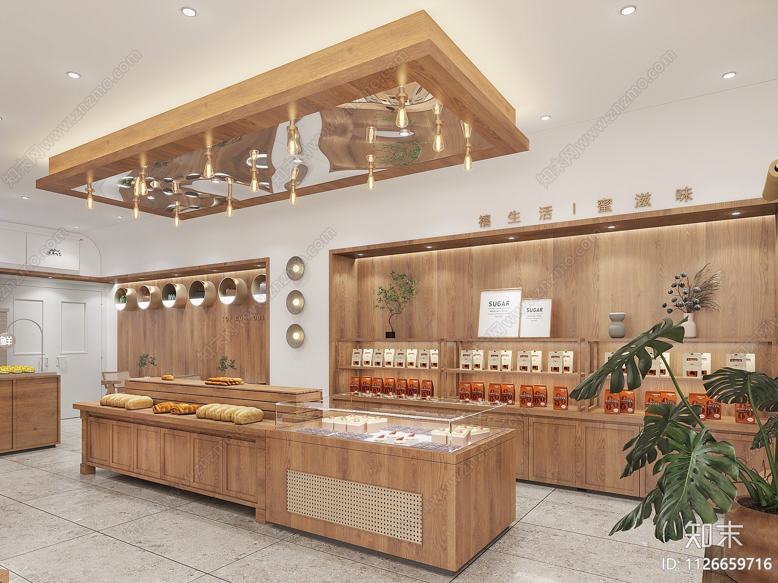 日式蛋糕店3d模型下载【id1126659716】知末3d模型网
