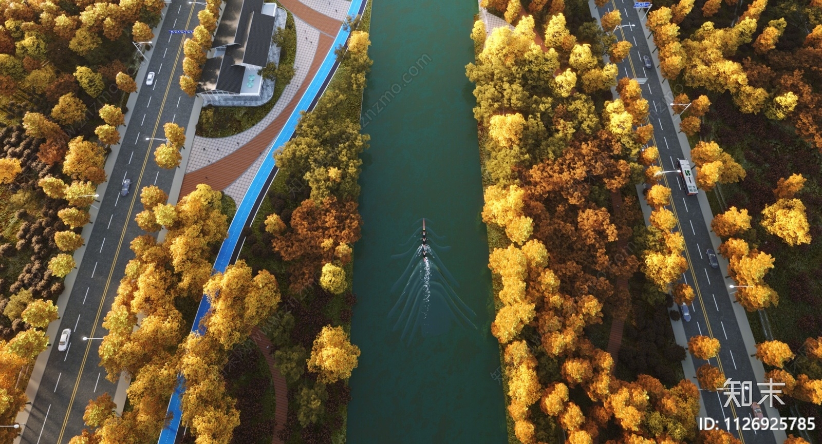 现代滨水鸟瞰3d模型下载【id1126925785】知末3d模型网