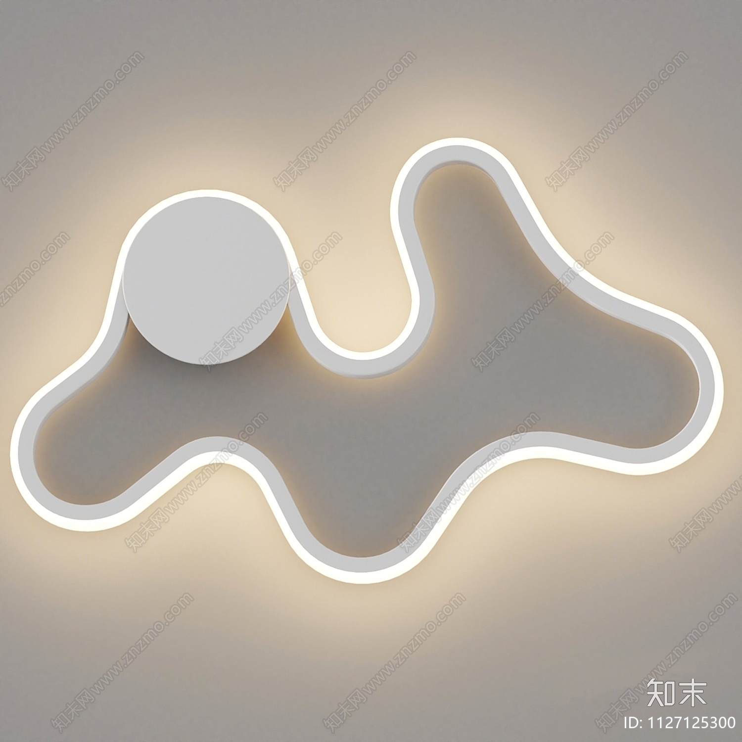 Kosilight现代艺术壁灯3d模型下载【id1127125300】知末3d模型网