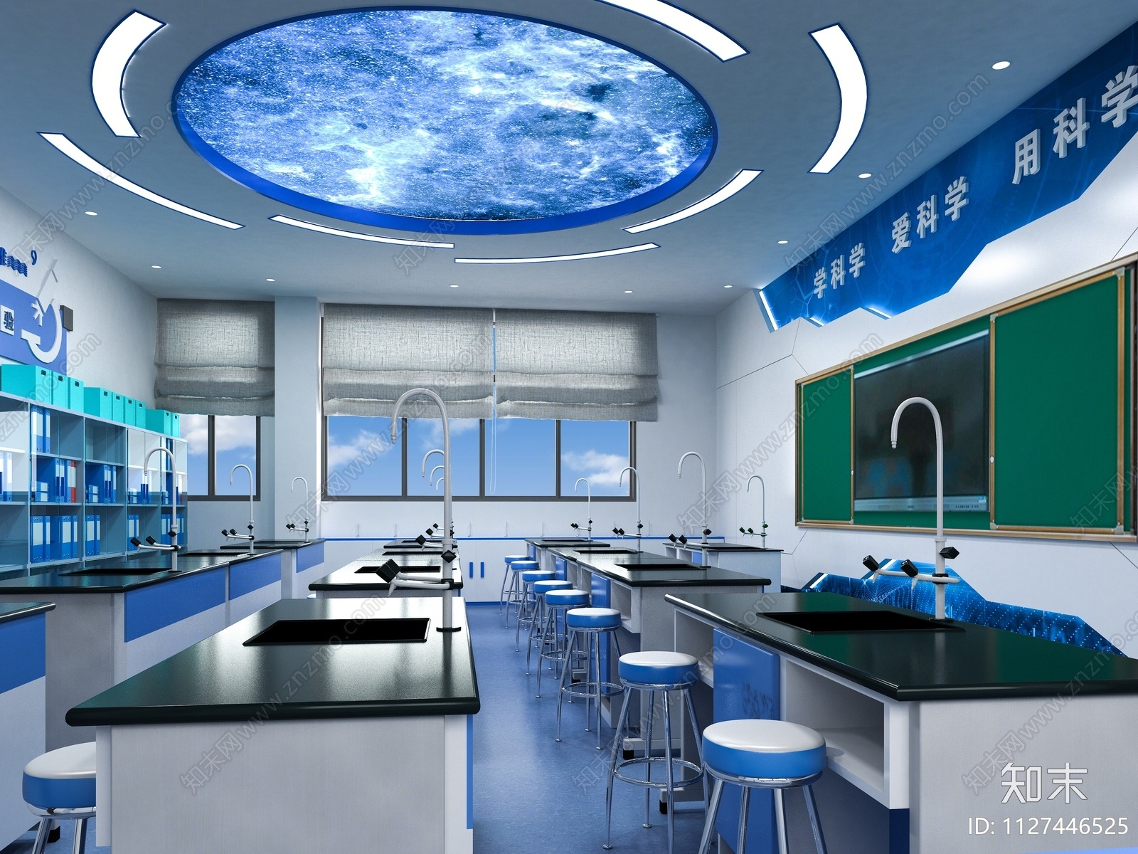现代科学实验室3d模型下载【id1127446525】知末3d模型网
