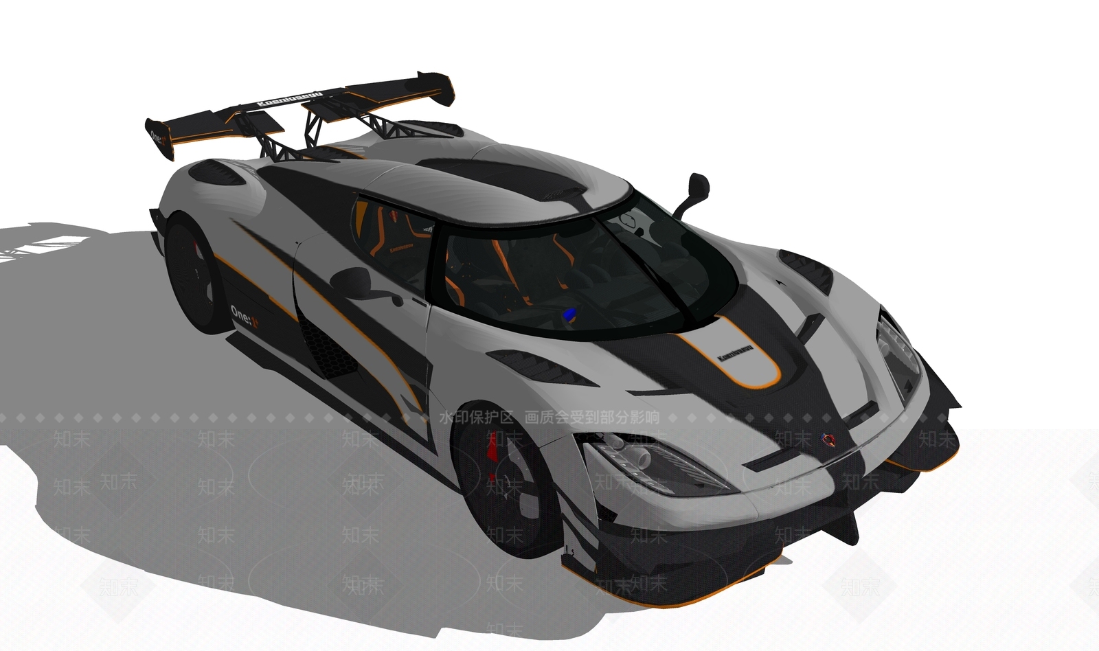 柯尼塞格SU模型下载【ID:1127496982】_知末su模型网