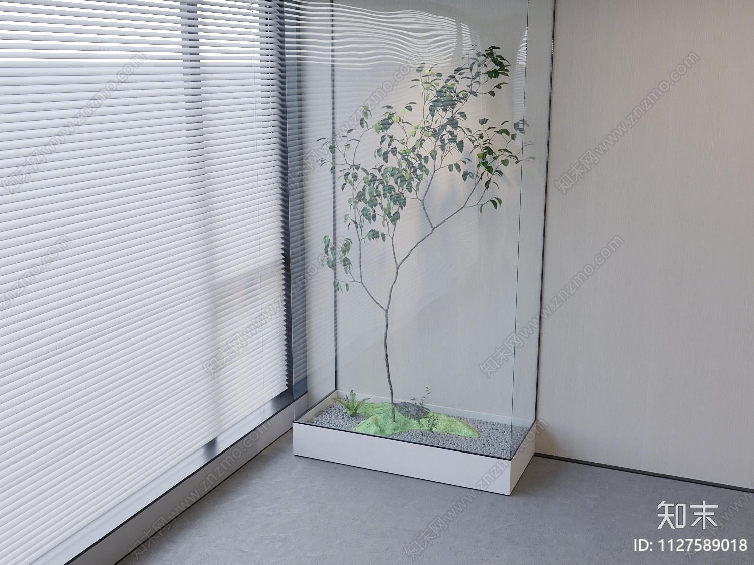 现代植物景观造景3d模型下载【id1127589018】知末3d模型网