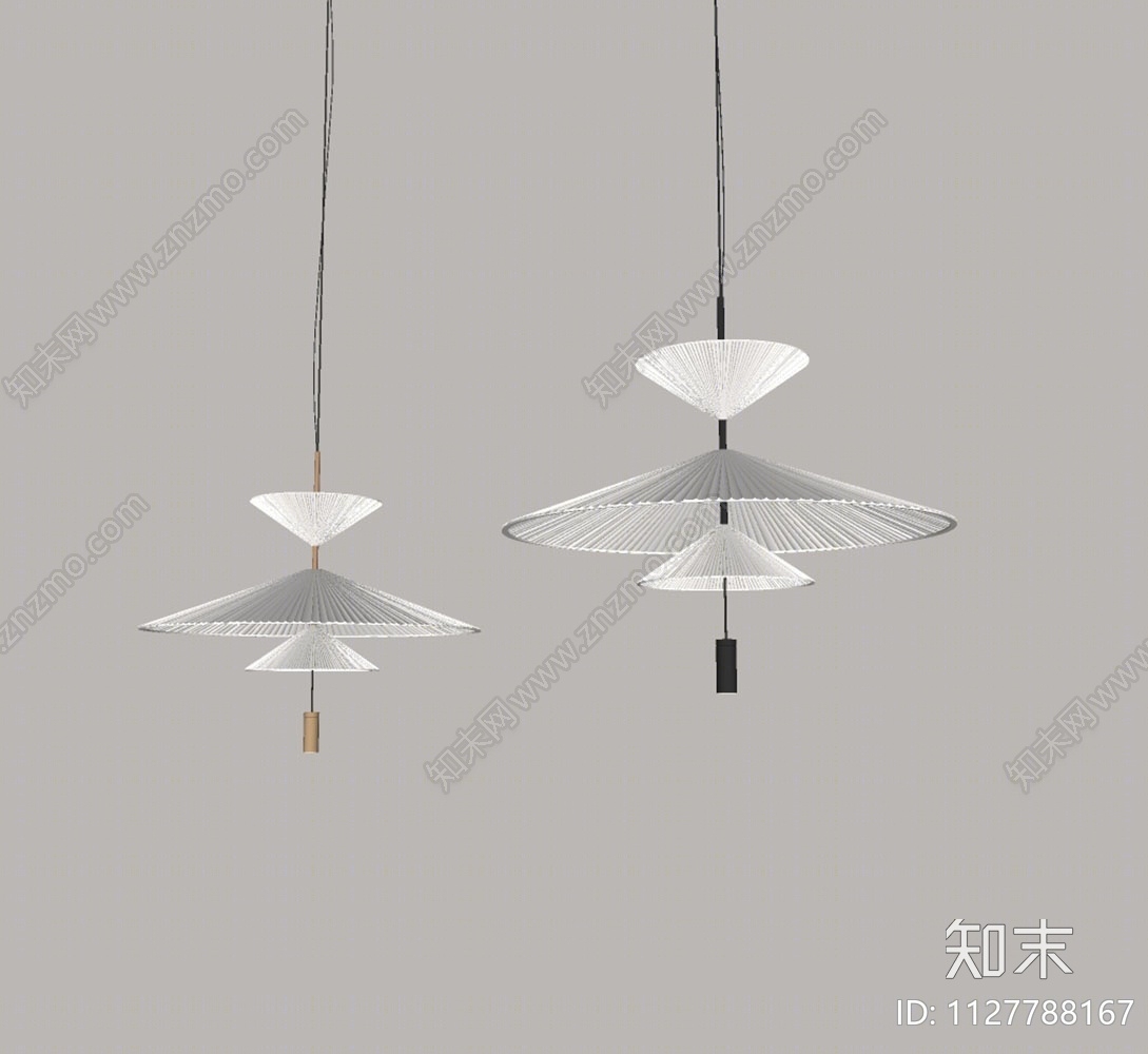 现代艺术吊灯su模型下载【id1127788167】知末su模型网