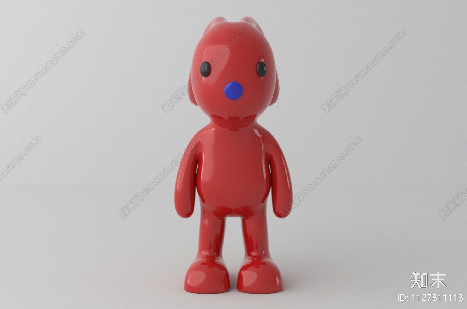 现代兔子摆件3d模型下载【id1127811113】知末3d模型网