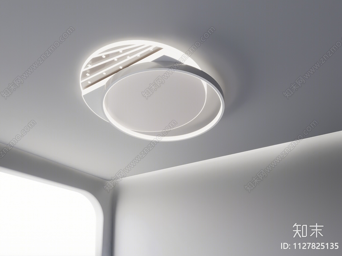 现代灯具组合3d模型下载【id1127825135】知末3d模型网