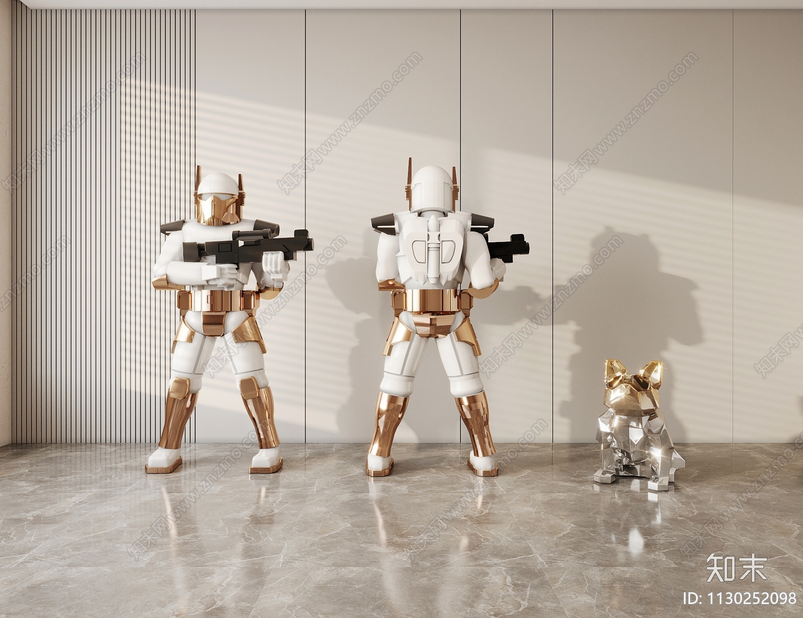 现代宇航员雕塑3d模型下载【id1130252098】知末3d模型网