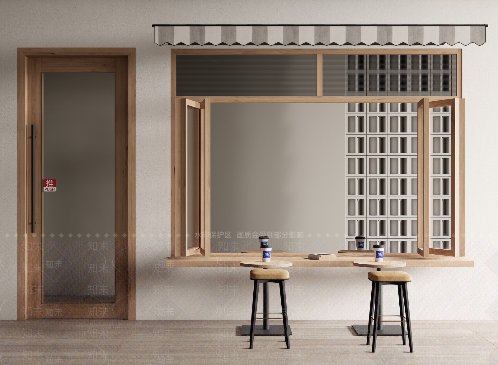 现代折叠窗3D模型下载【ID:1130784723】_知末3d模型网