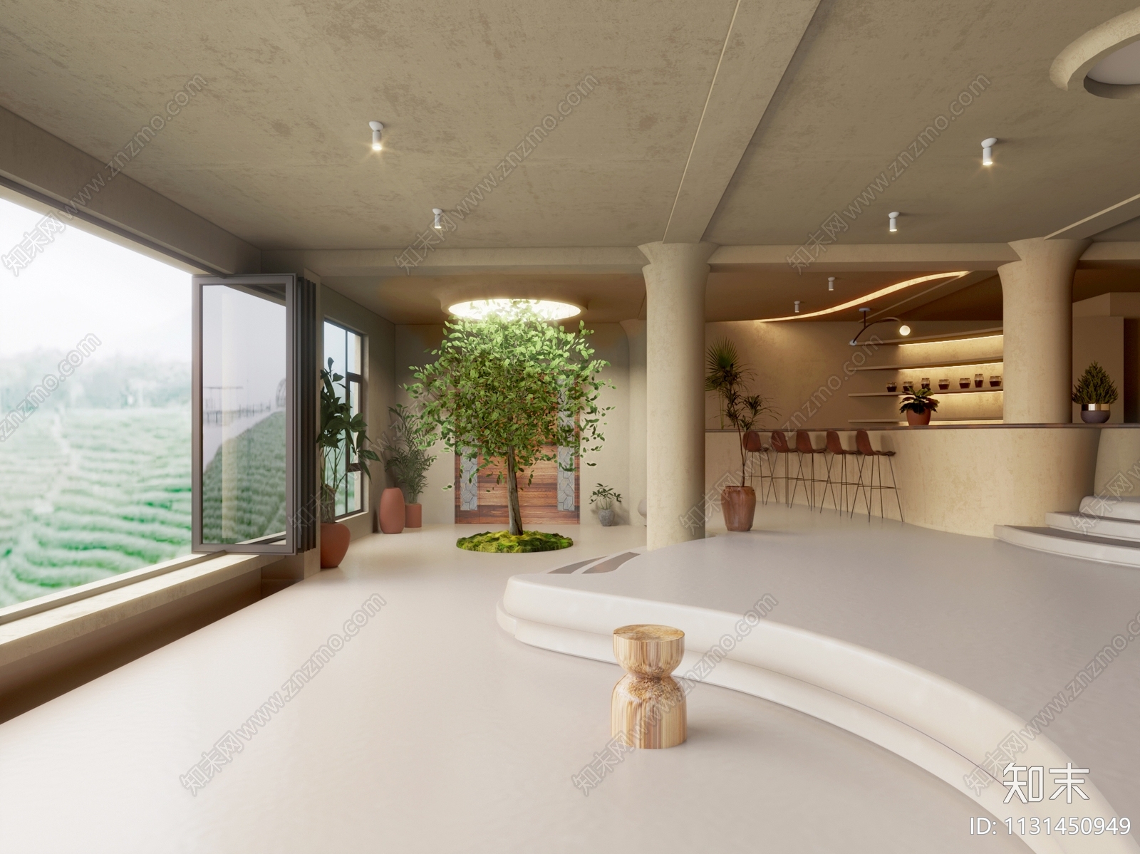 【3d悬赏模型】汉齐建筑设计现代风格茶馆3d模型下载【id1131450949】知末3d模型网