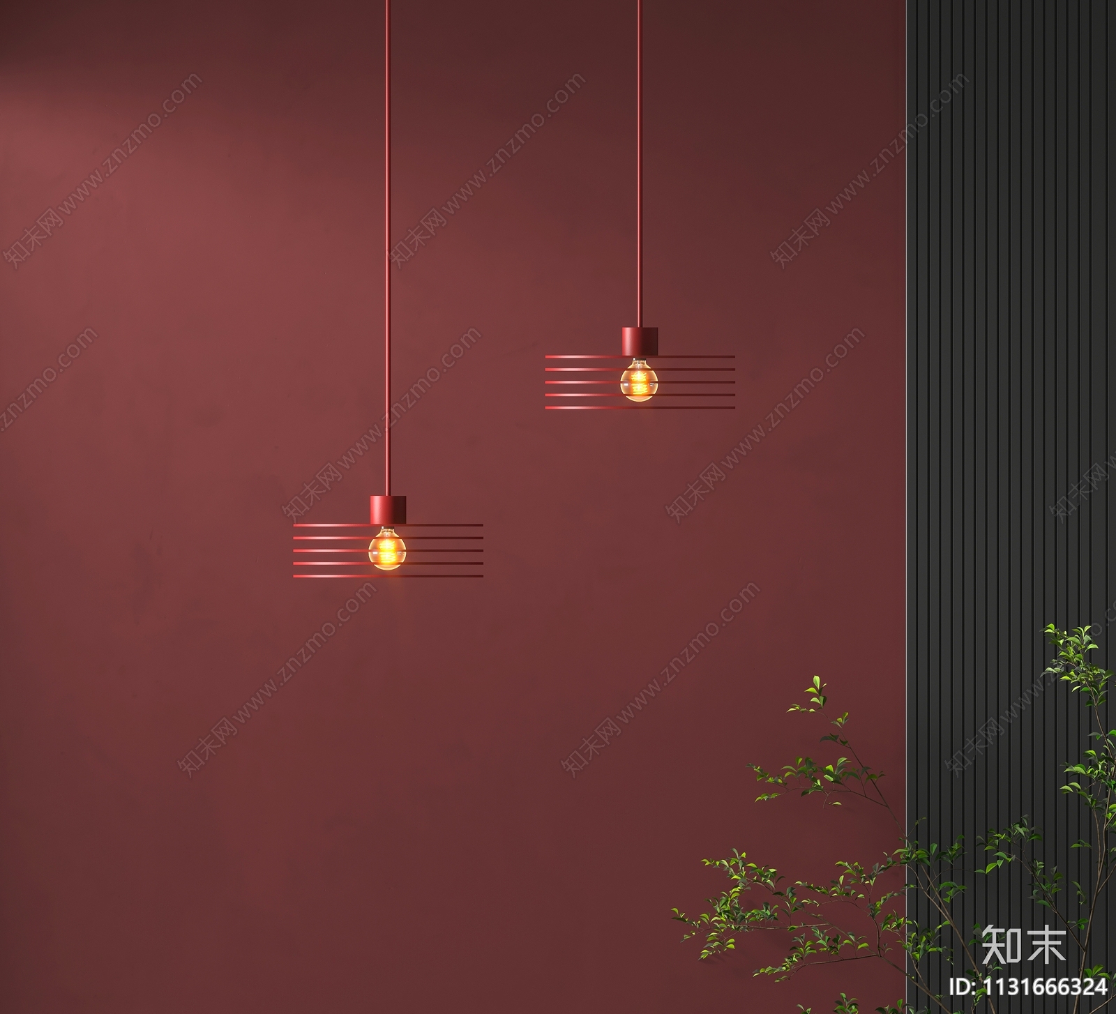 现代简约吊灯3d模型下载【id1131666324】知末3d模型网
