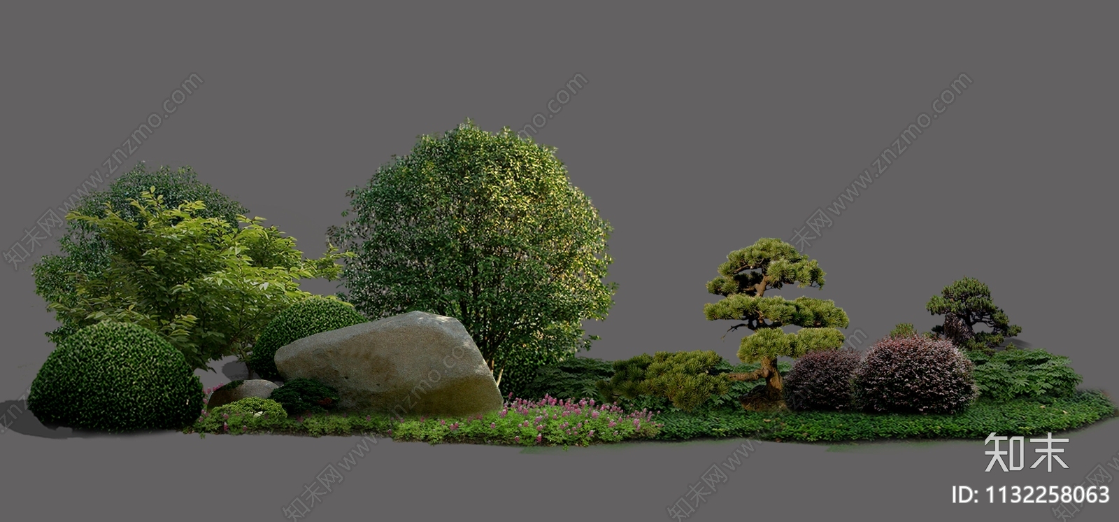 Psd免抠素材花境组团景点组合植物下载【id1132258063】undefined
