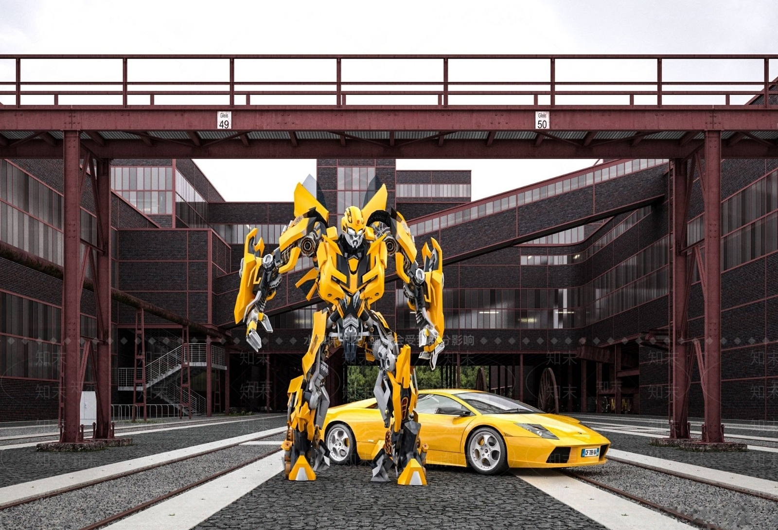 变形金刚大黄蜂3D模型下载【ID:1133787039】_知末3d模型网