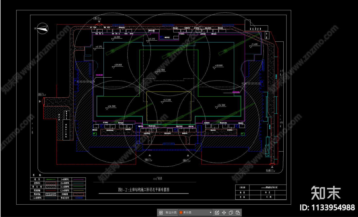 北京博物馆建筑施工图下载【ID:1133954988】_知末案例馆