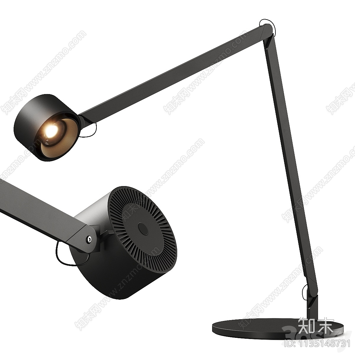 Wastberg现代极简台灯3d模型下载【id1135148731】知末3d模型网
