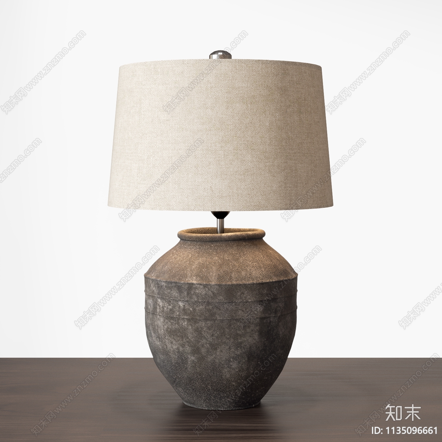 侘寂风台灯su模型下载【id1135096661】知末su模型网