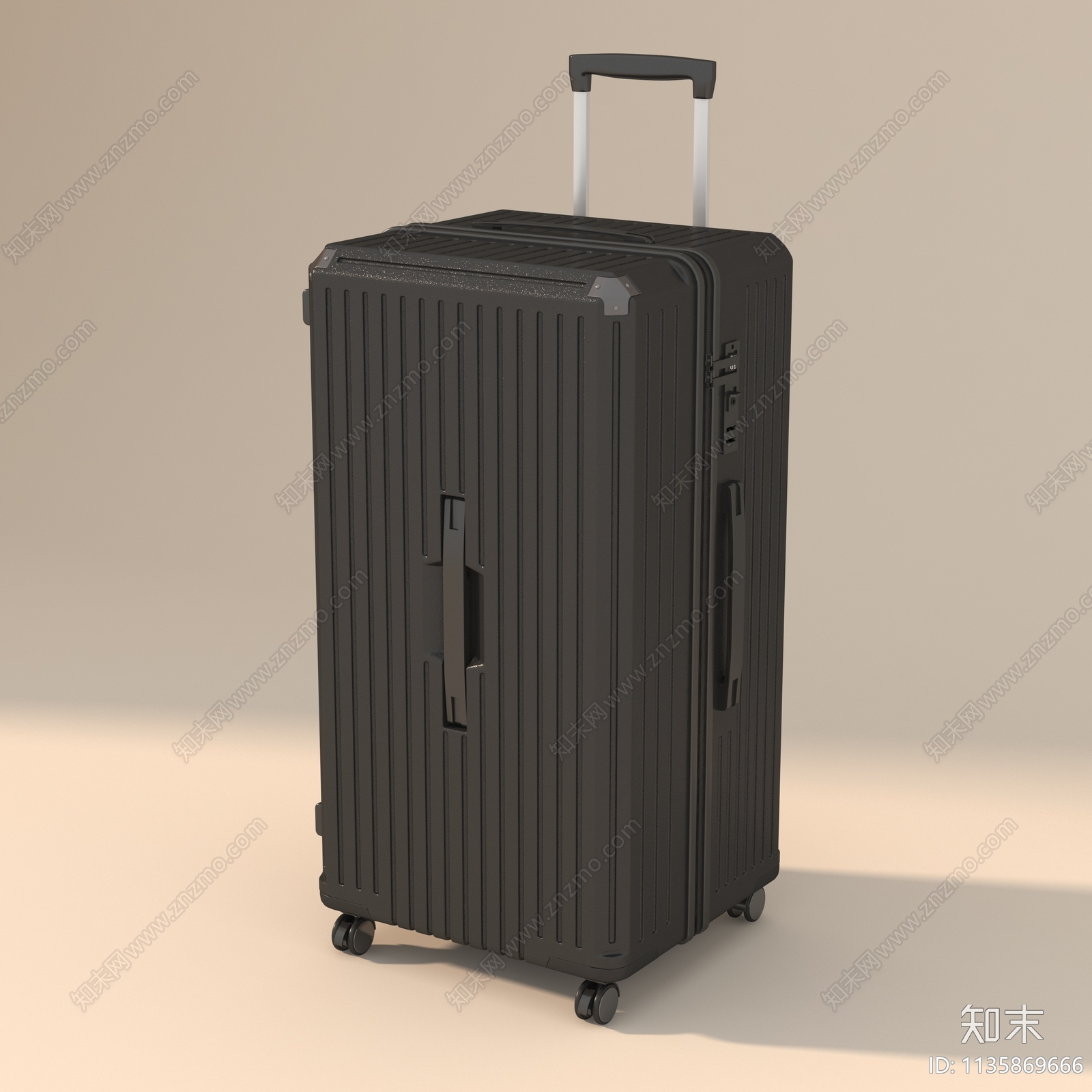 行李箱3d模型下载【id1135869666】知末3d模型网