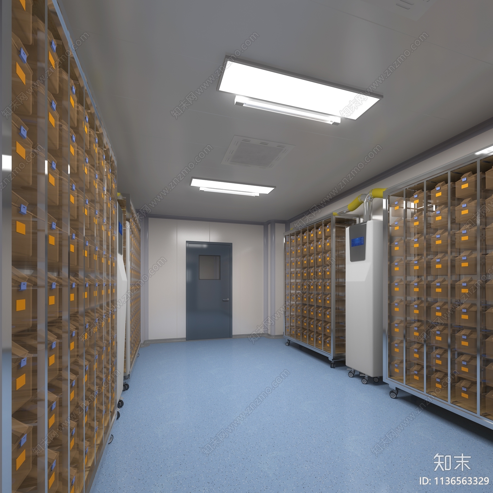 现代实验室3d模型下载【id1136563329】知末3d模型网