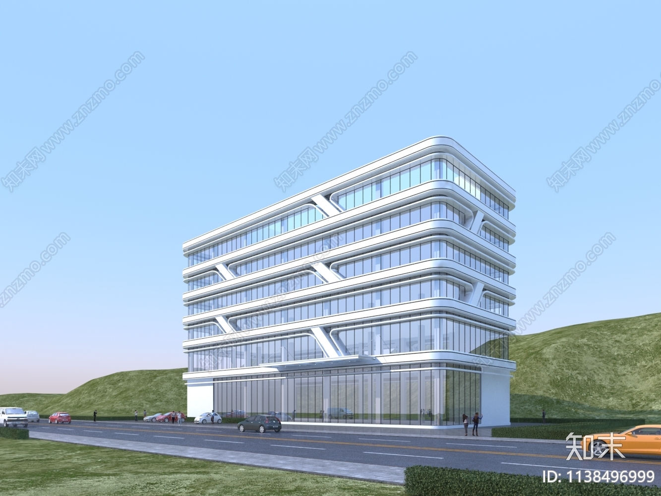 现代工业厂房3d模型下载【id1138496999】知末3d模型网