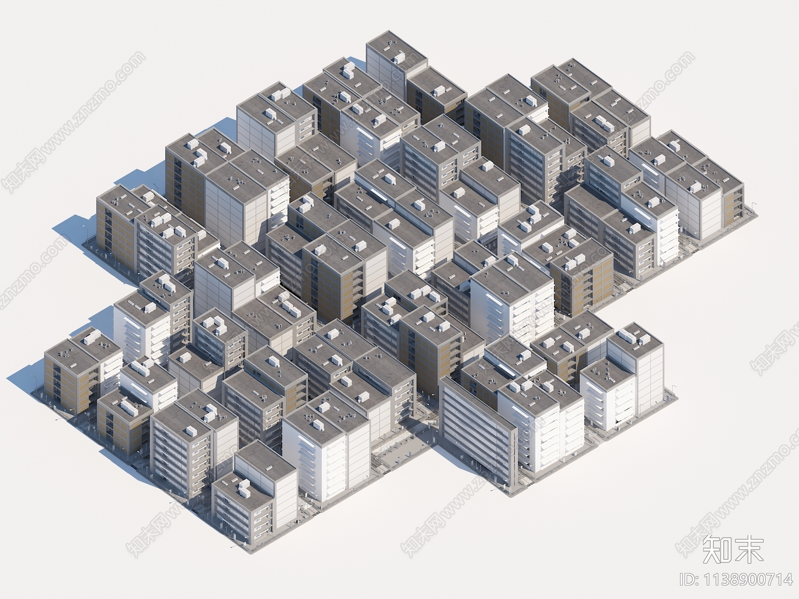 现代常用配楼3d模型下载【id1138900714】知末3d模型网
