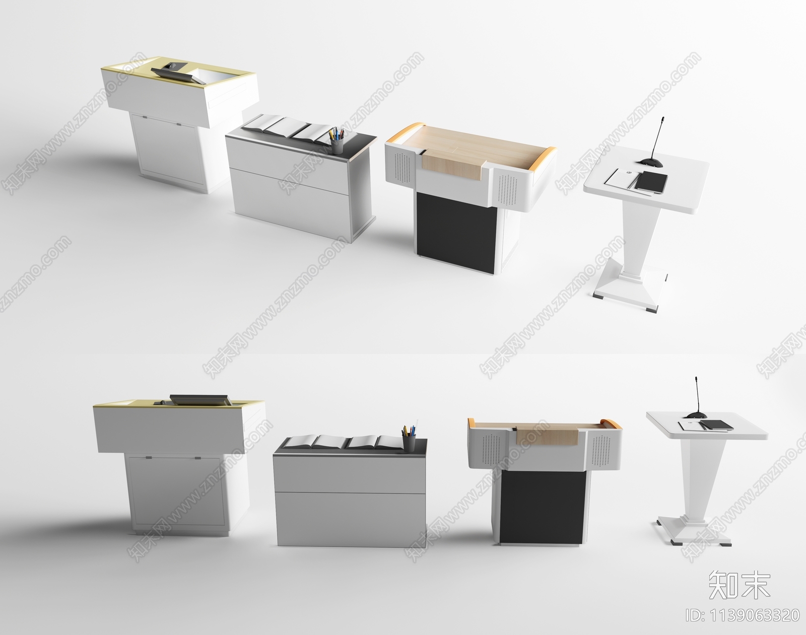 现代工作台3d模型下载【id1139063320】知末3d模型网