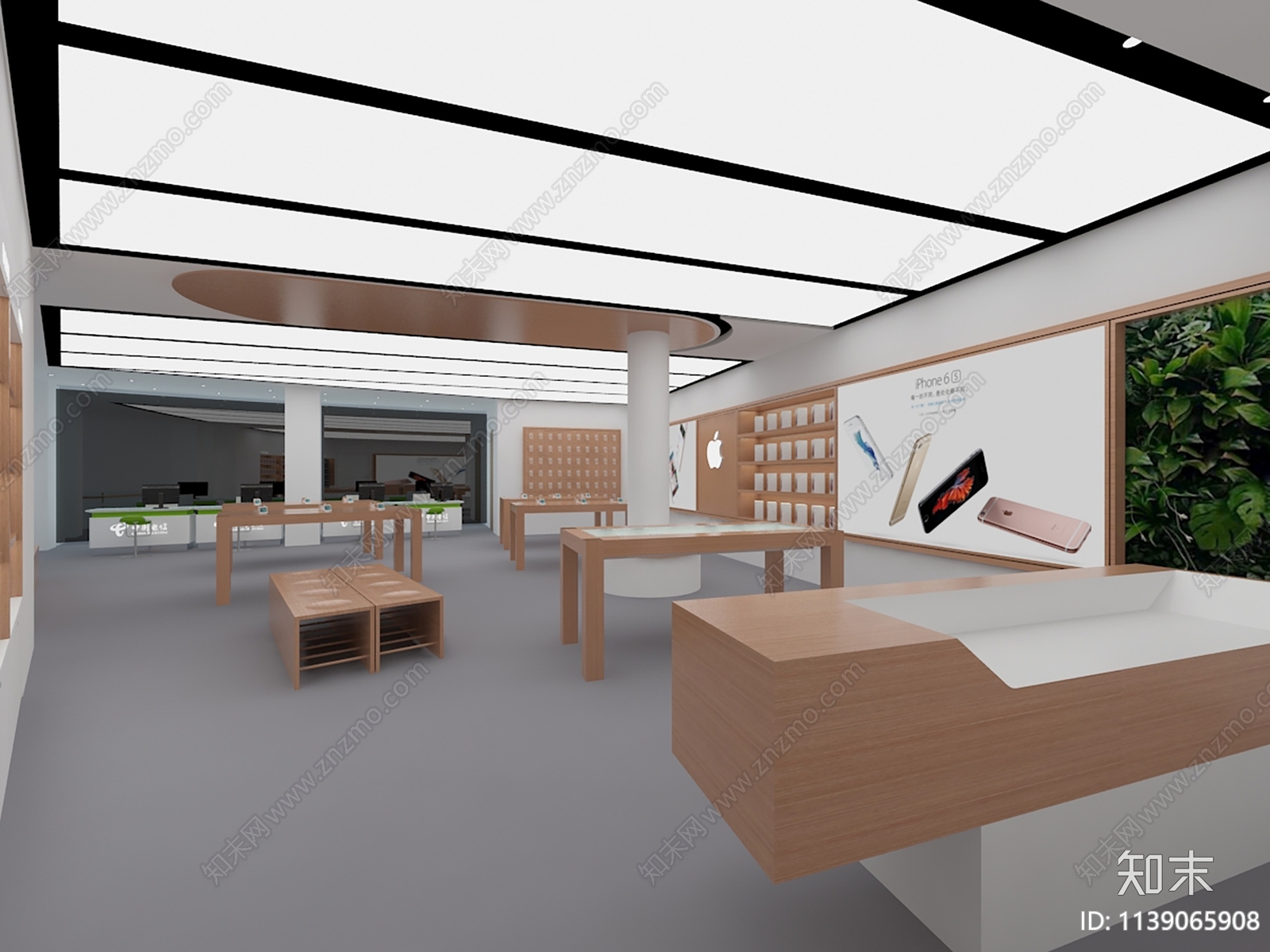 现代苹果手机数码店3d模型下载【id1139065908】知末3d模型网