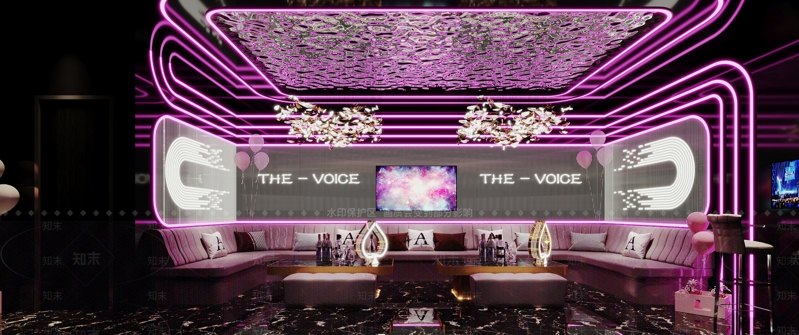 现代KTV包厢3D模型下载【ID:1139463201】_知末3d模型网