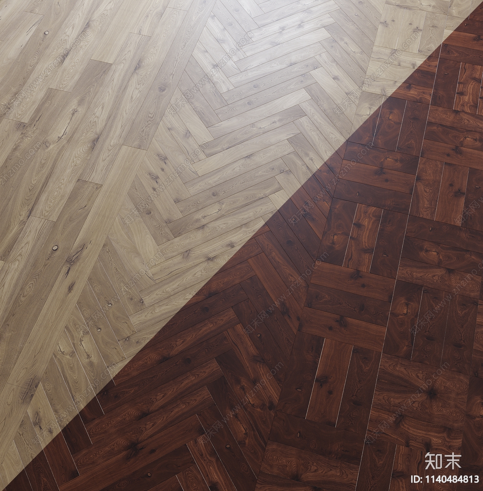 侘寂中古风做旧地板3d模型下载【id1140484813】知末3d模型网