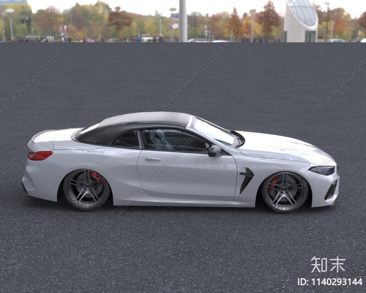 2023款宝马m8系敞篷汽车bmwm8convertible3d模型下载【id1140293144】知末3d模型网
