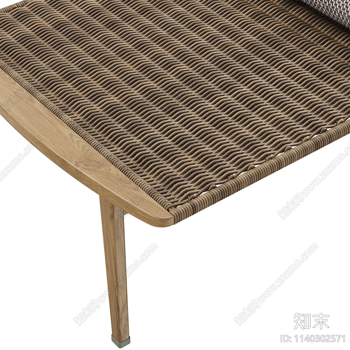 Minotti现代编织凳子3d模型下载【id1140302571】知末3d模型网