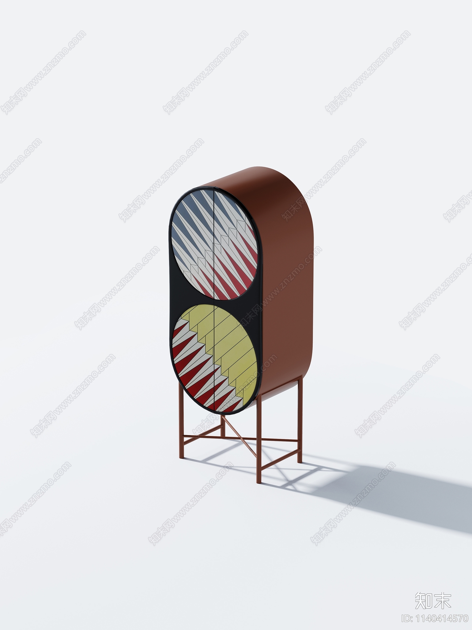 现代斗柜3d模型下载【id1140414570】知末3d模型网