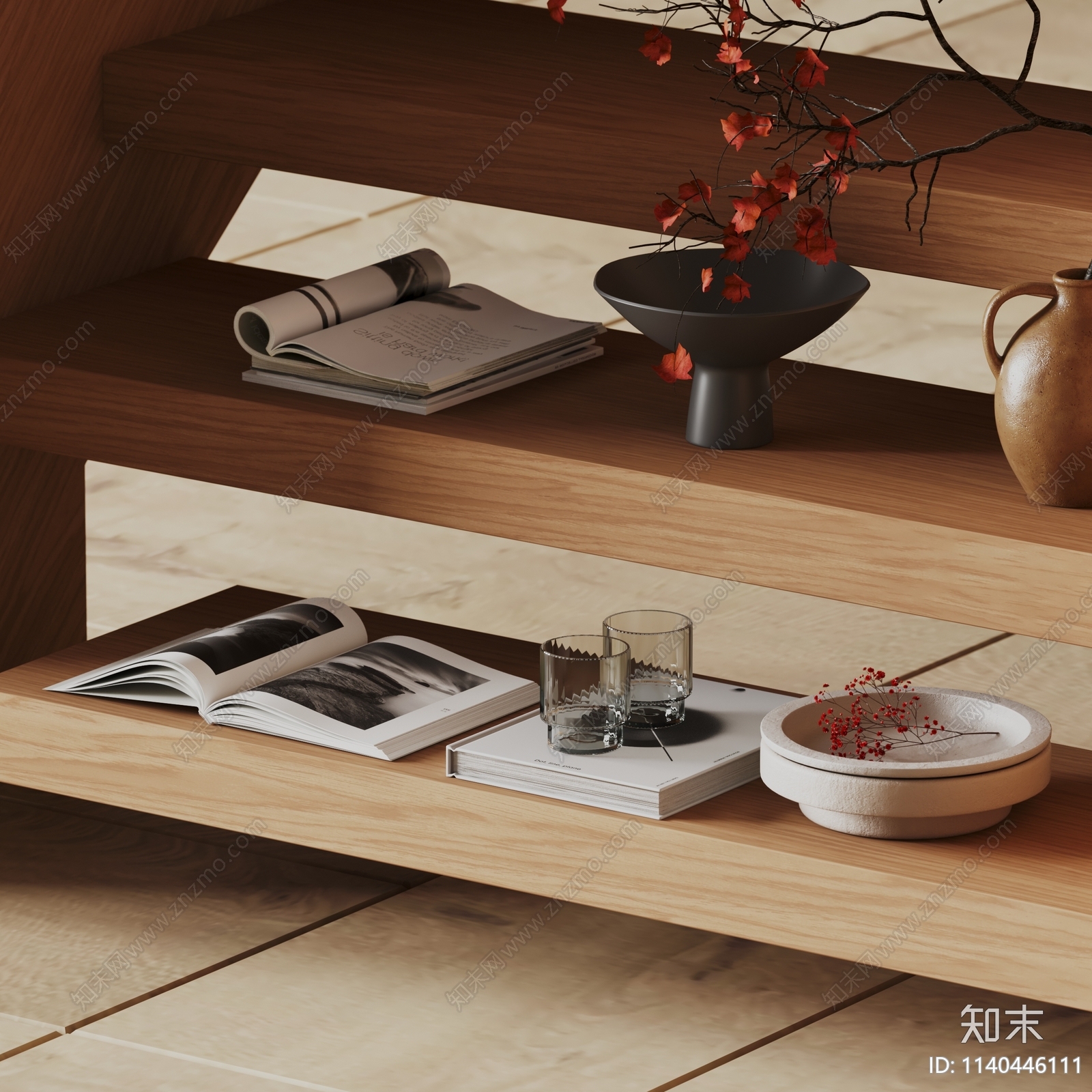 现代装饰品摆件3d模型下载【id1140446111】知末3d模型网