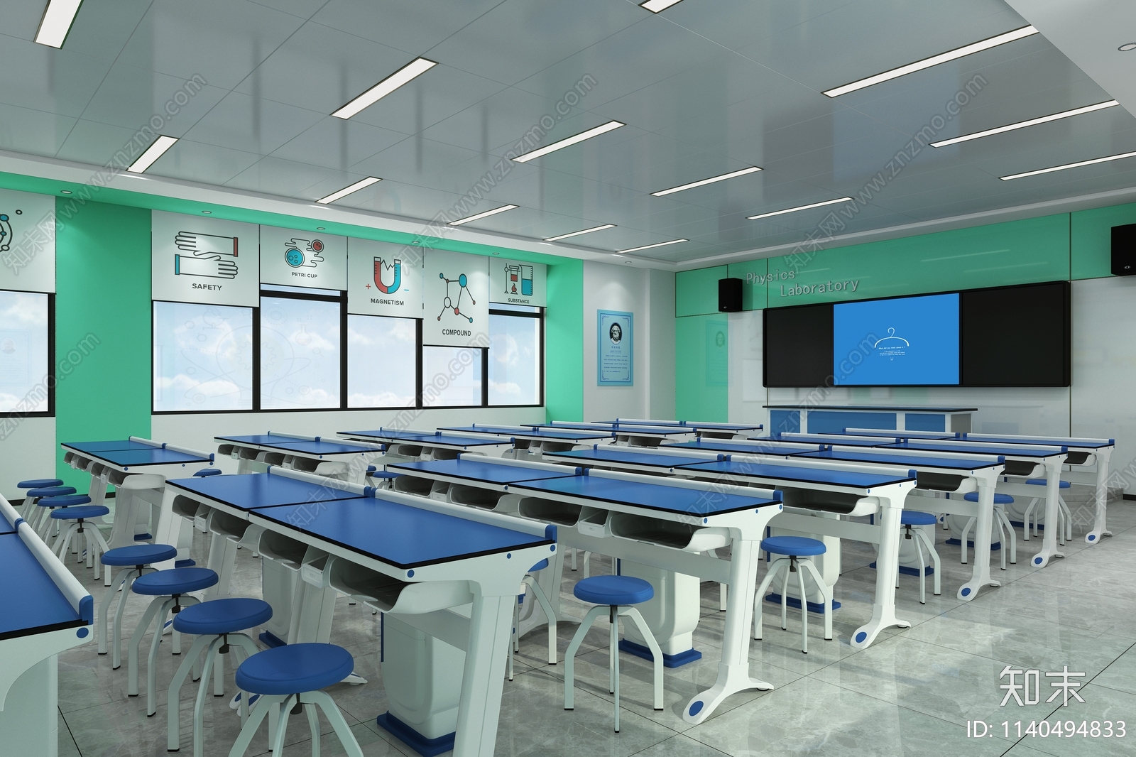 现代物理光学实验室3d模型下载【id1140494833】知末3d模型网