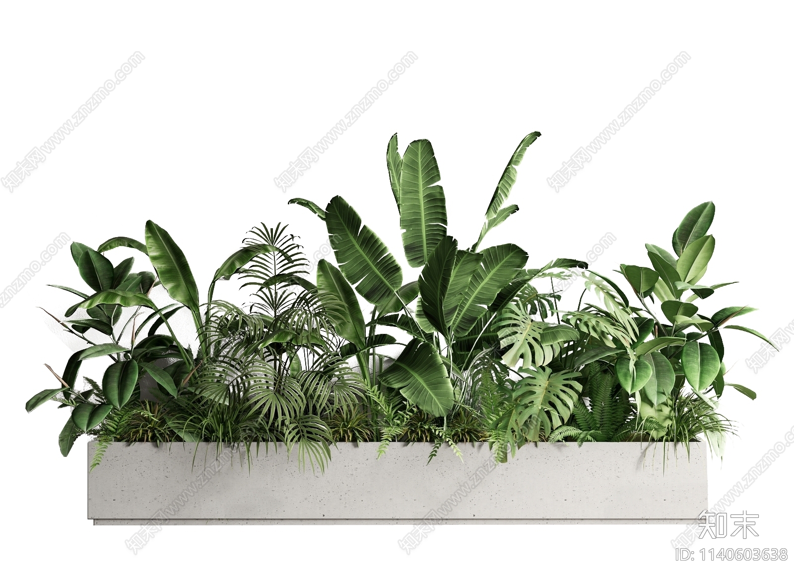 Psd免抠现代热带雨林植物盆栽下载【id1140603638】undefined