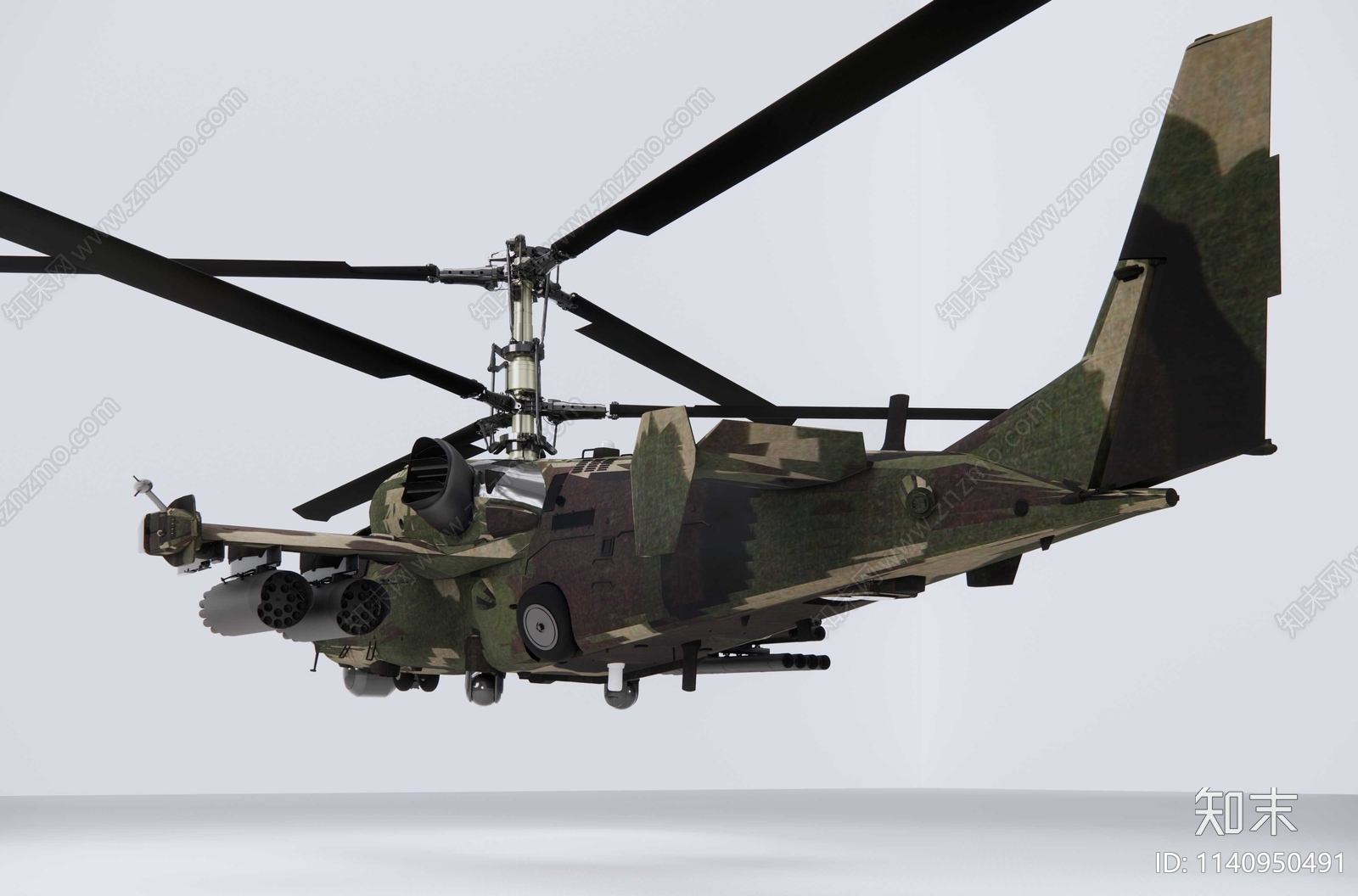 K52直升机SU模型下载【ID:1140950491】_知末su模型网