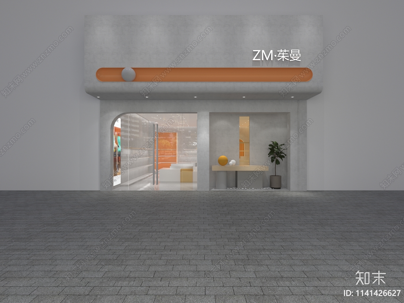 现代鞋包店3d模型下载【id1141426627】知末3d模型网