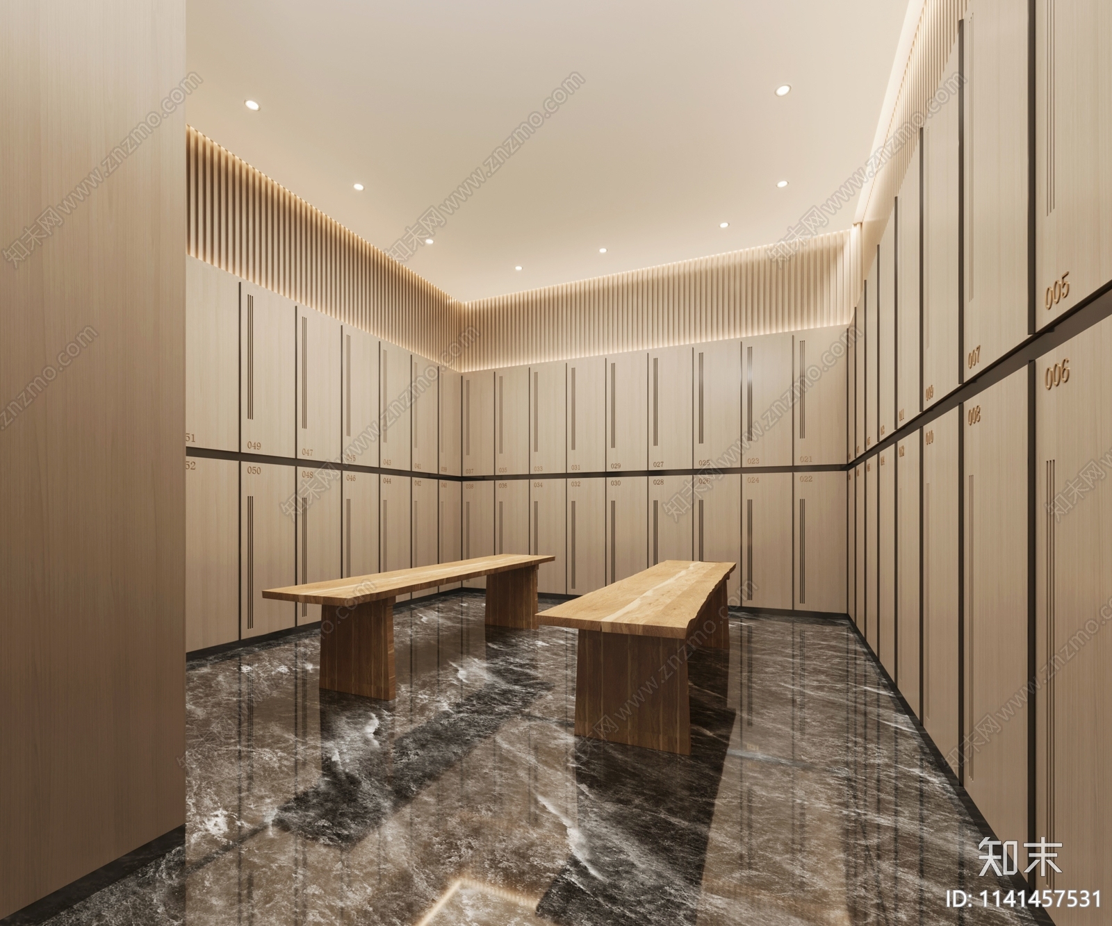 现代温泉酒店更衣室3d模型下载【id1141457531】知末3d模型网