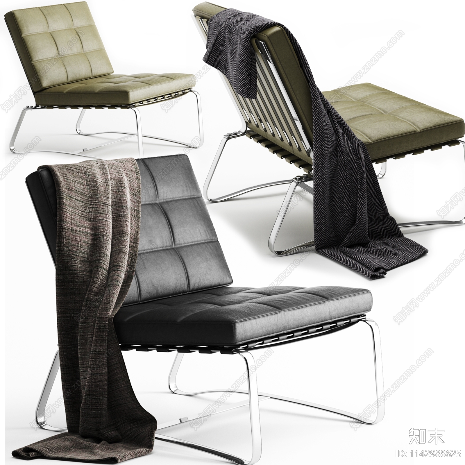 Minotti3d模型下载【id1142988625】知末3d模型网